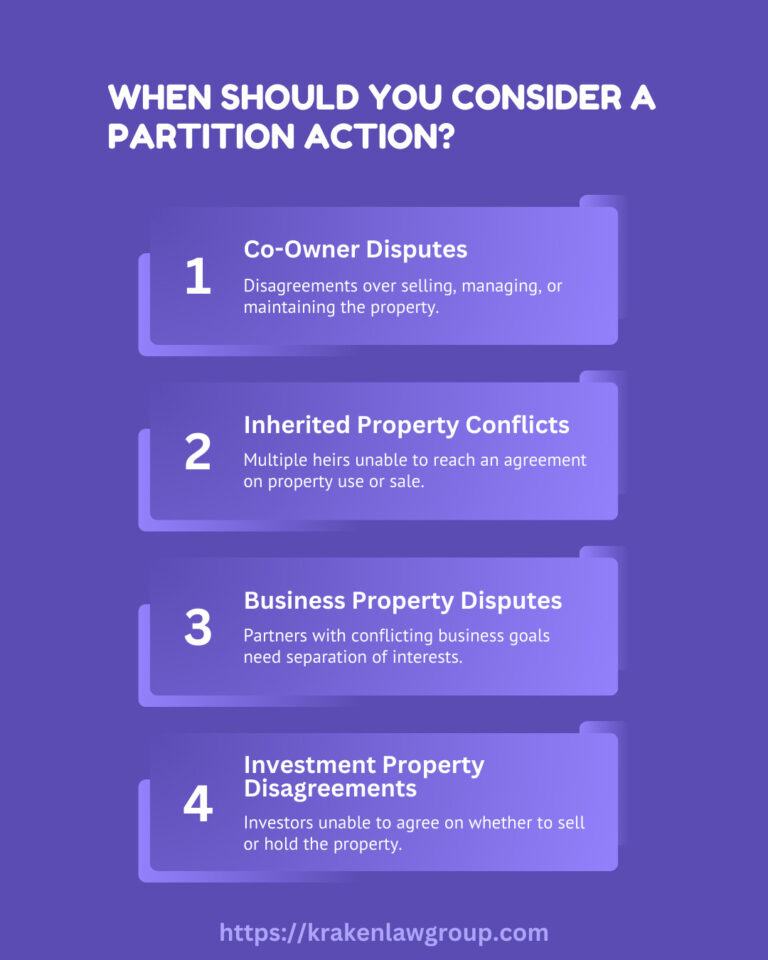 Partition Actions and Real Estate Litigation in Florida - Kraken Law Group